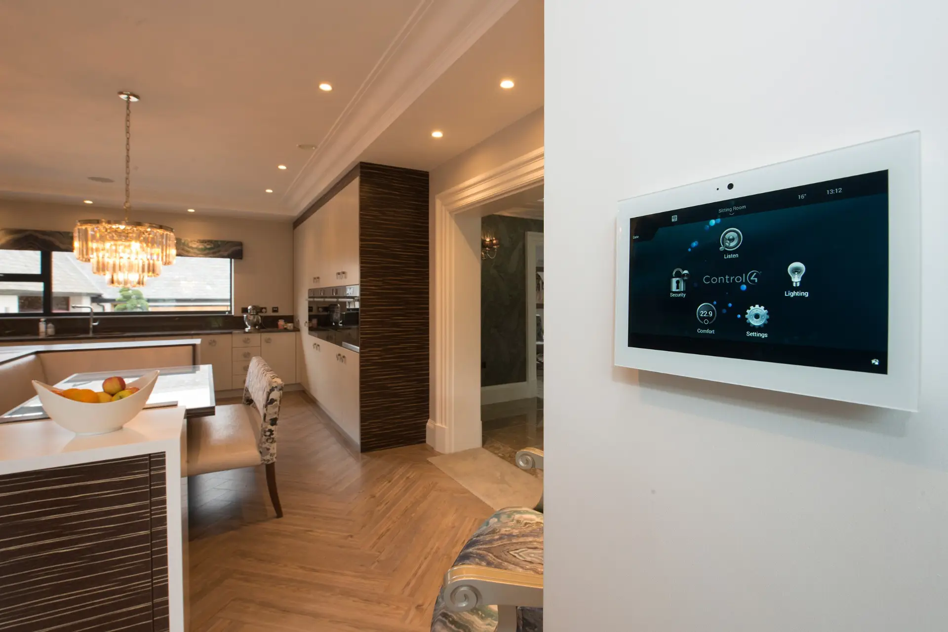 A Luxury Home Fitted With The Home Automation & AV System